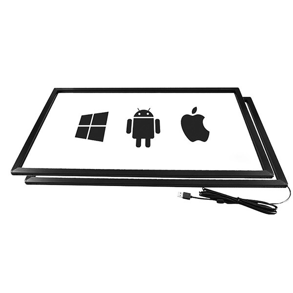55 Inch Plastic IR Infrared Touch Panel Laptop Screen Frame Overlay For ...