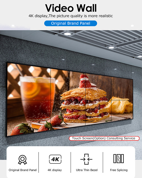 46in Splicing Screen Tv Wall Display Lcd Panels For Video Wall HD 4k